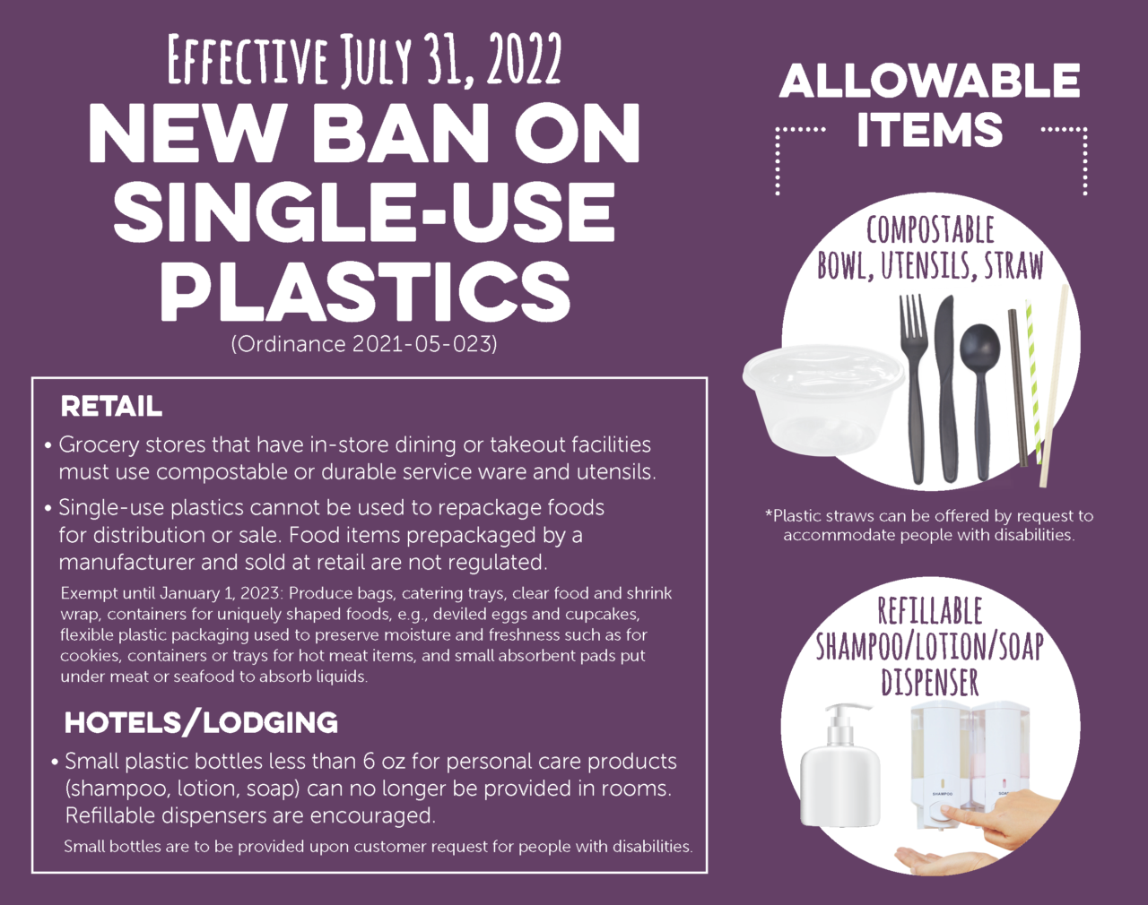 Single-Use Plastics | Sustainable Connections